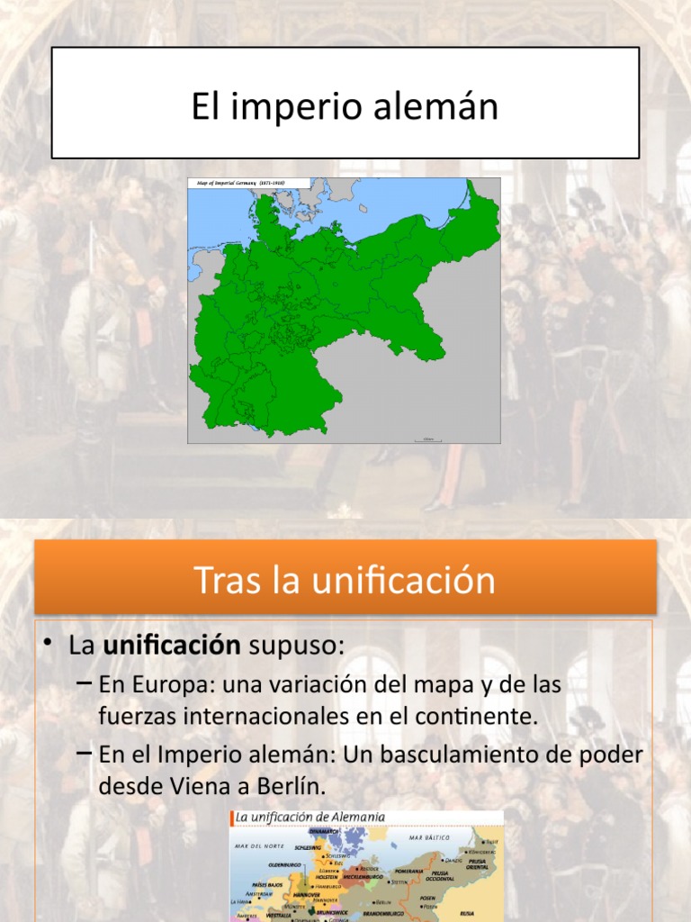 El Imperio Alemán | PDF | imperio Alemán | Otto Von Bismarck