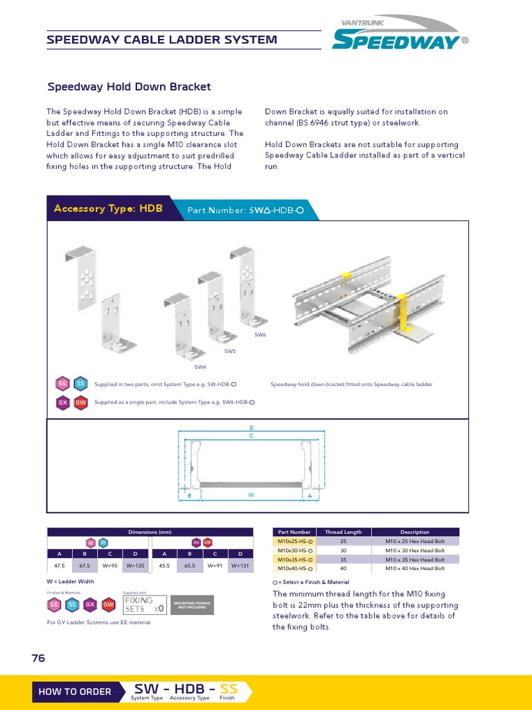 Vantrunk Speedway HDB | PDF | Galvanization | Metalworking