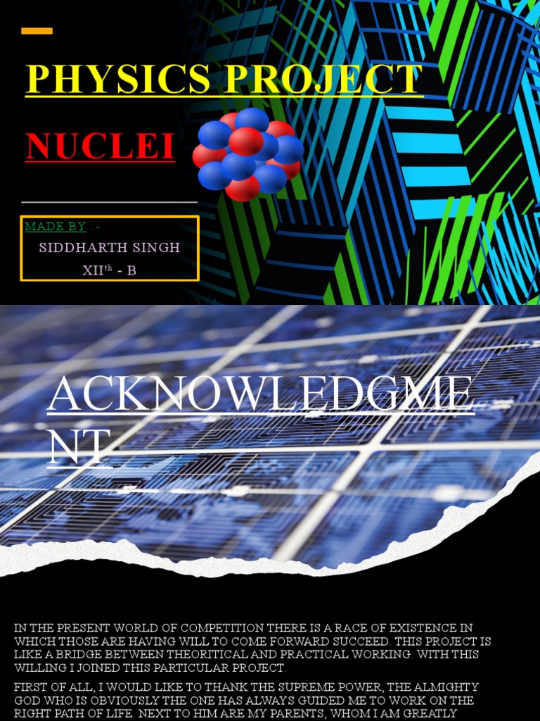 Physics Project Class 12 (3 June 2021) | PDF | Radioactive Decay ...