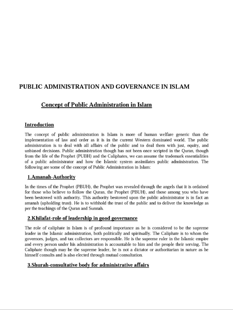 Public Administration | PDF