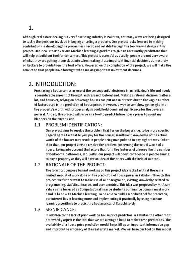 Fyp Proposal | PDF | Prediction | Algorithms