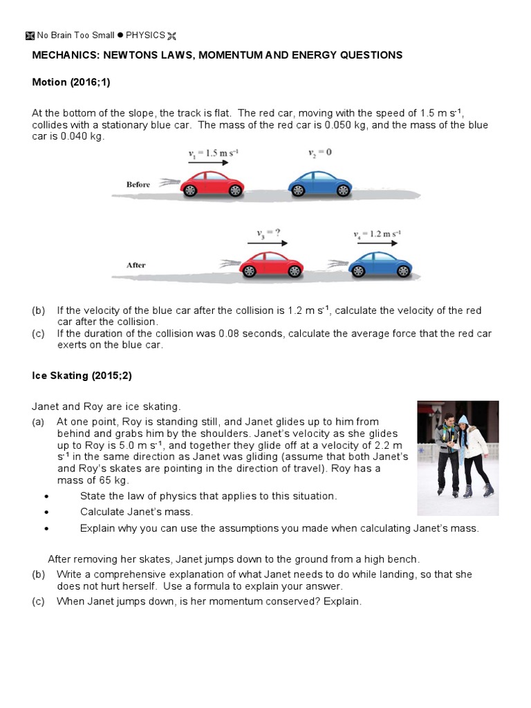 Mechanics Newtons Laws | PDF | Collision | Force