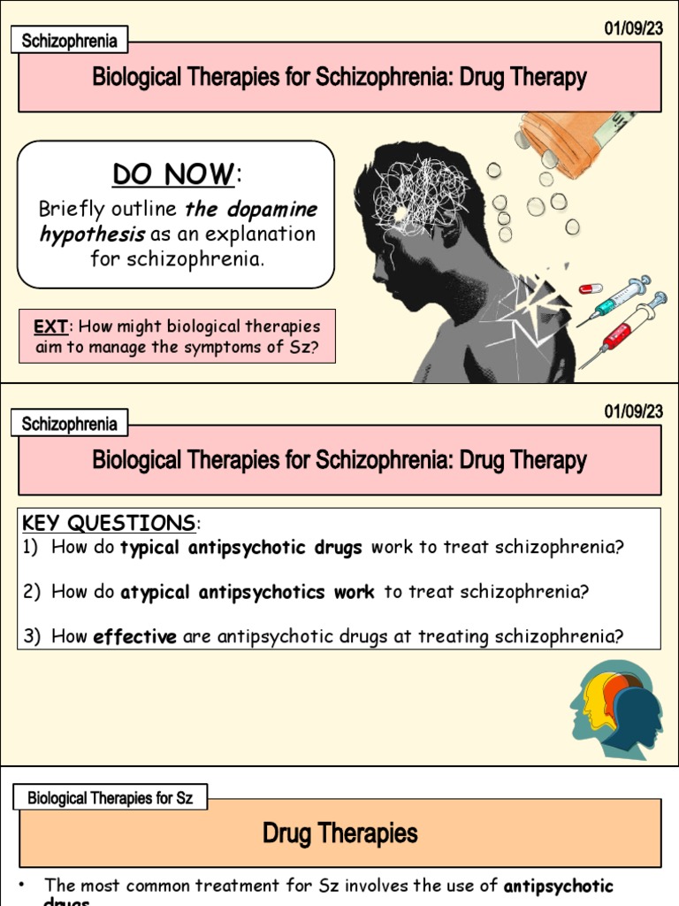 Slides Biological Therapies For Schizophrenia Drug Therapy (A Level ...