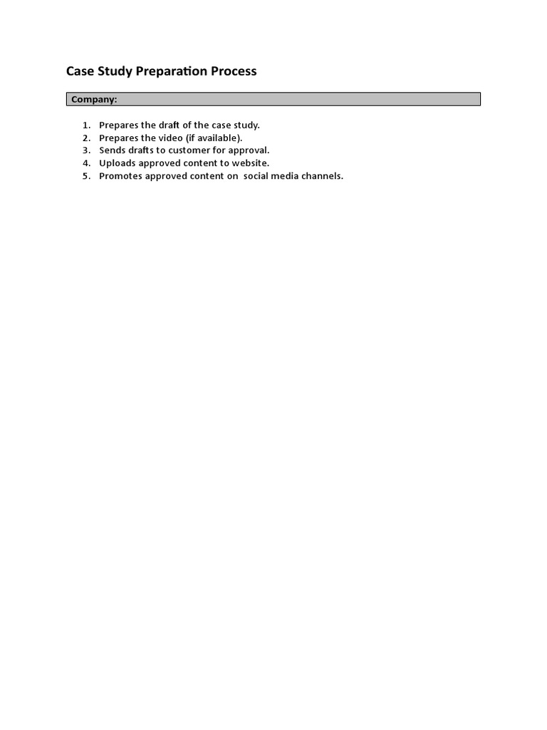 Case Study Prep for Businesses | PDF | Computers