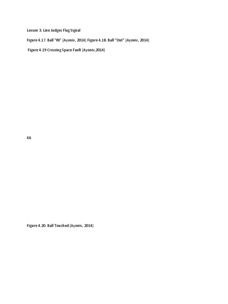 Volleyball Line Judges Hand Signals | PDF