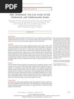 LDL | PDF | Low Density Lipoprotein | Cholesterol