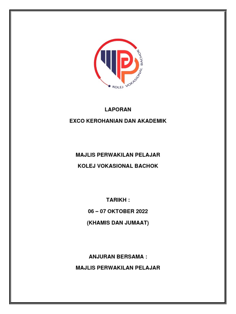 Laporan Kursus Pemantapan Kepimpinan | PDF