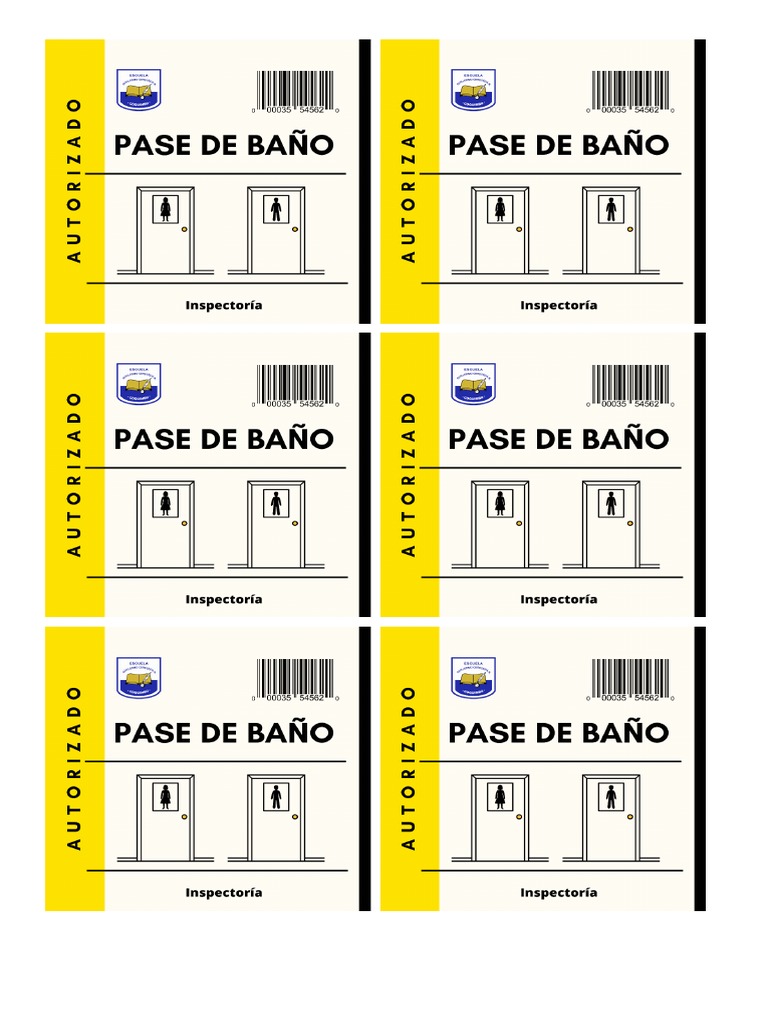Pase Baño | PDF