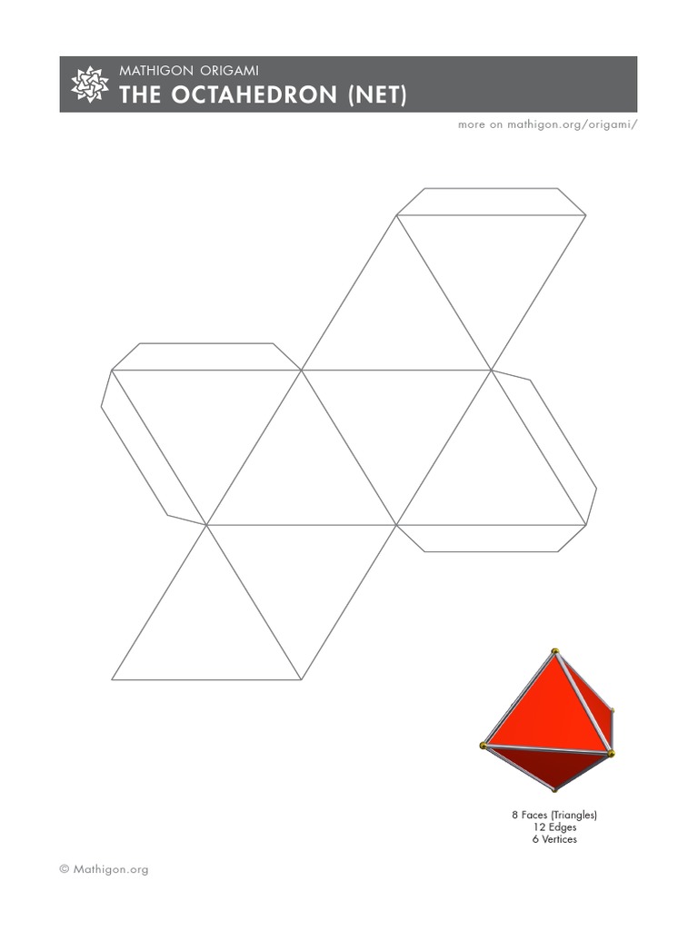 Octahedron Net | PDF