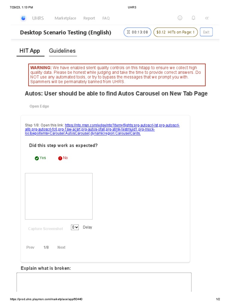 UHRS | PDF | Computers