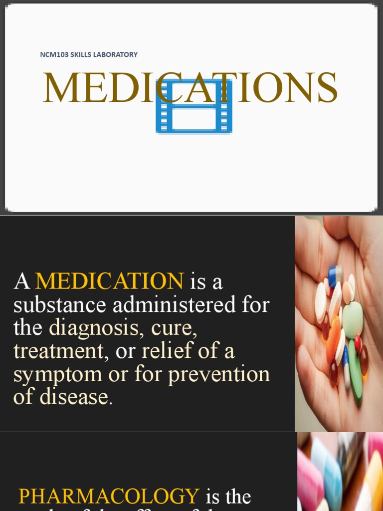 NCM103 SL - Meds | PDF | Syringe | Topical Medication