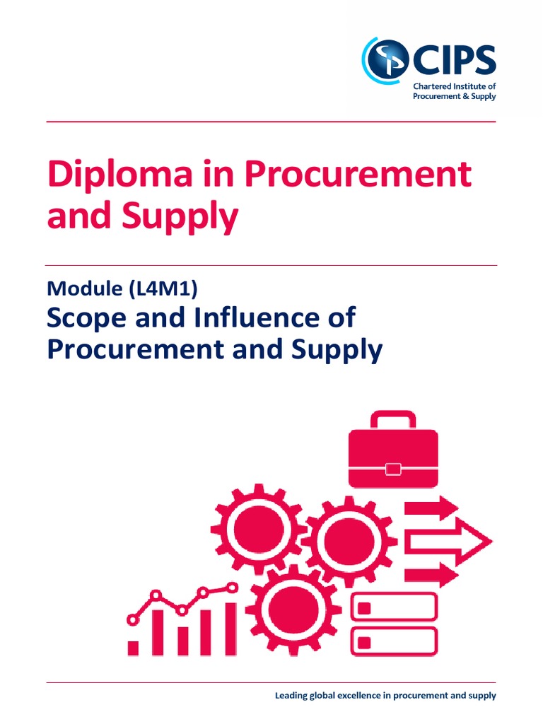 L4M1 Scope and Influence of Procurement and Supply Lesson Plan | PDF | Procurement | Supply Chain