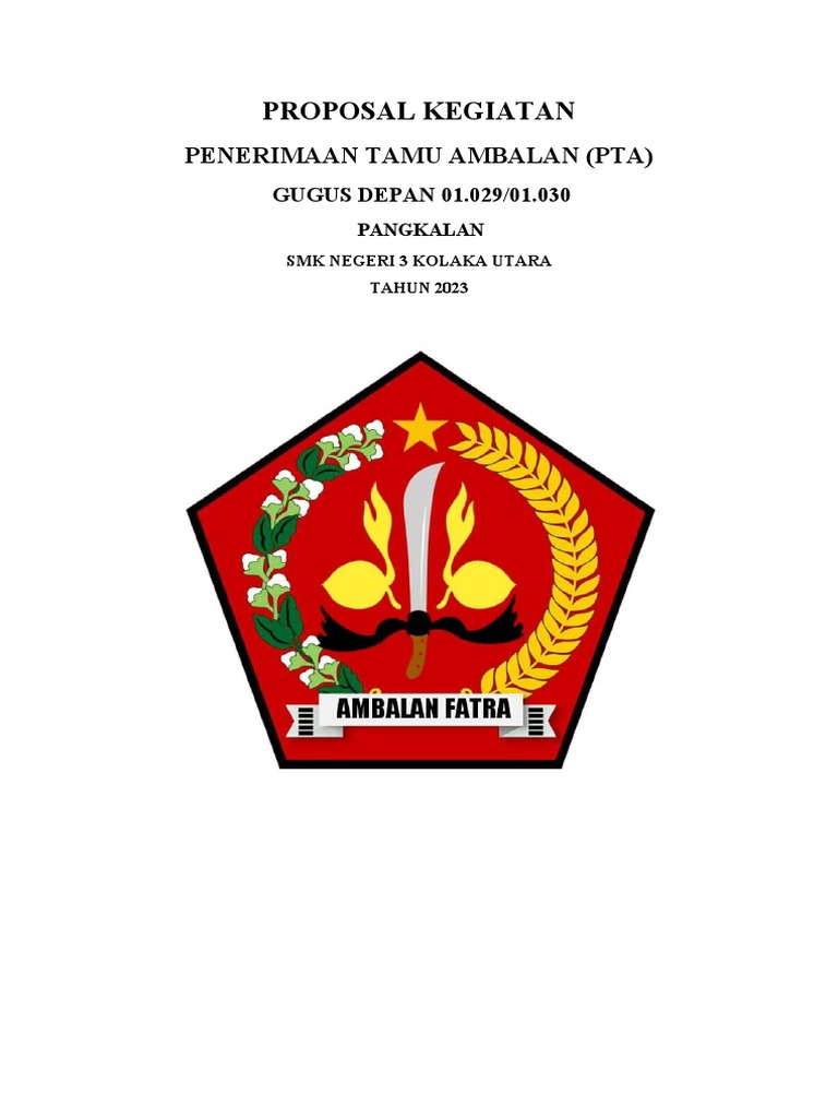 Proposal Pta (1.2) | PDF