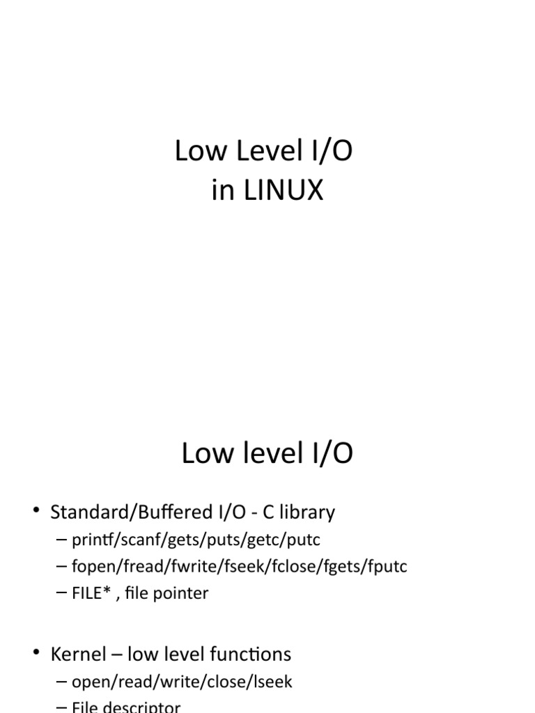 31 File And Buffered Io Pdf Computer File Pointer Computer Programming 