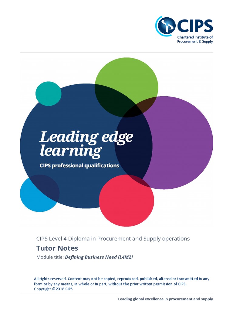 L4M2 Tutor Notes FINAL | PDF