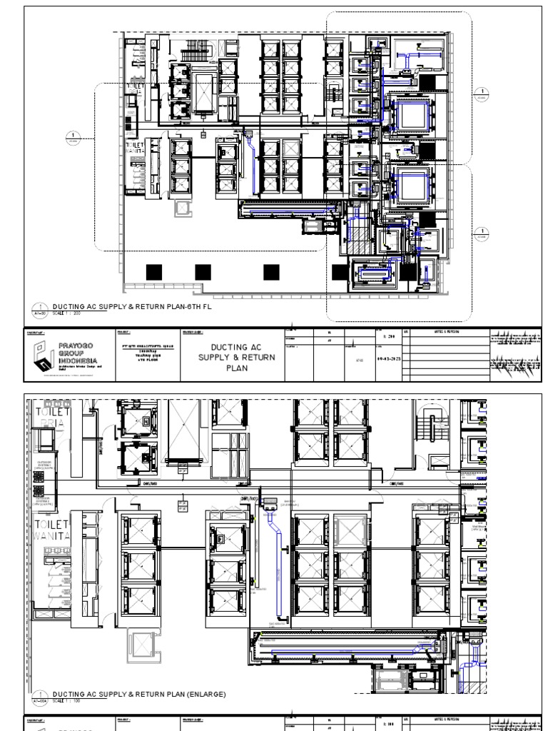 6th Floor AC Ducting Plan | PDF