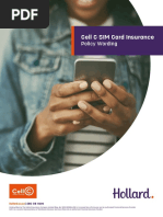 Telkom Device Insurance Policy Details | PDF | Insurance | Mobile Phones