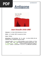 Les Personnages. Antigone | PDF | Mythologie de Thèbes