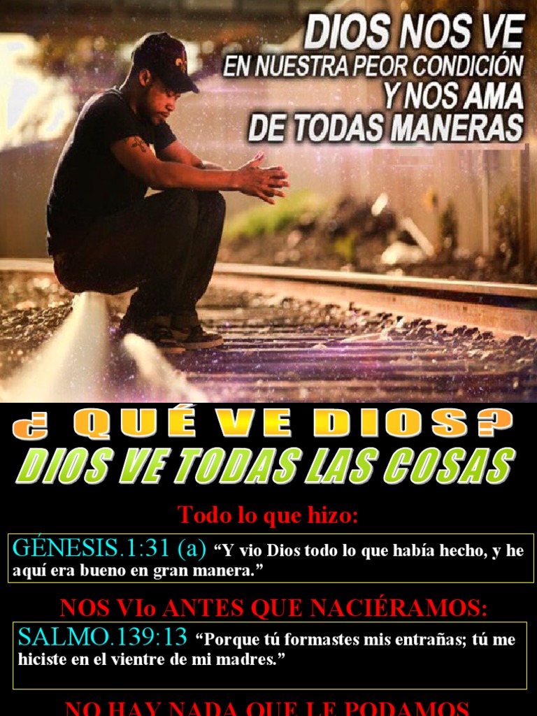 Dios Todo Lo Ve y Conoce Nuestro Corazón | PDF | Contenido bíblico ...
