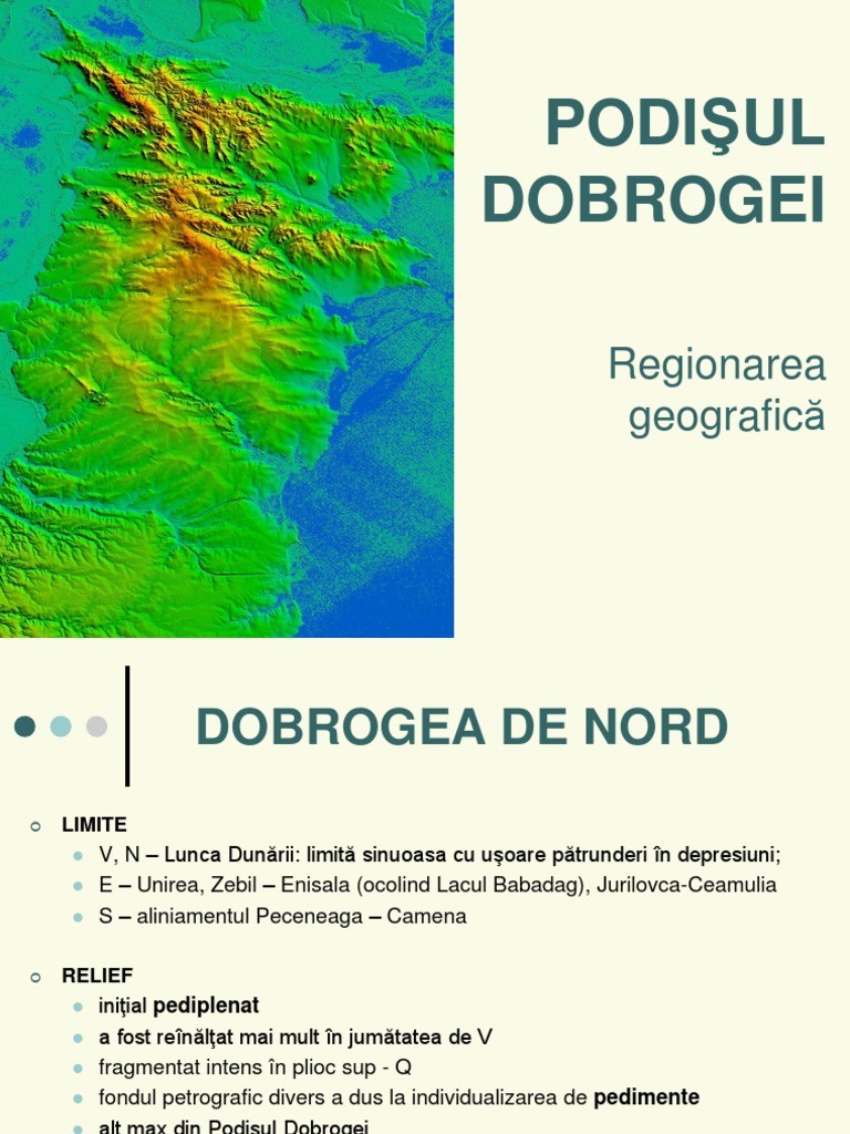 Podisul Dobrogei | PDF