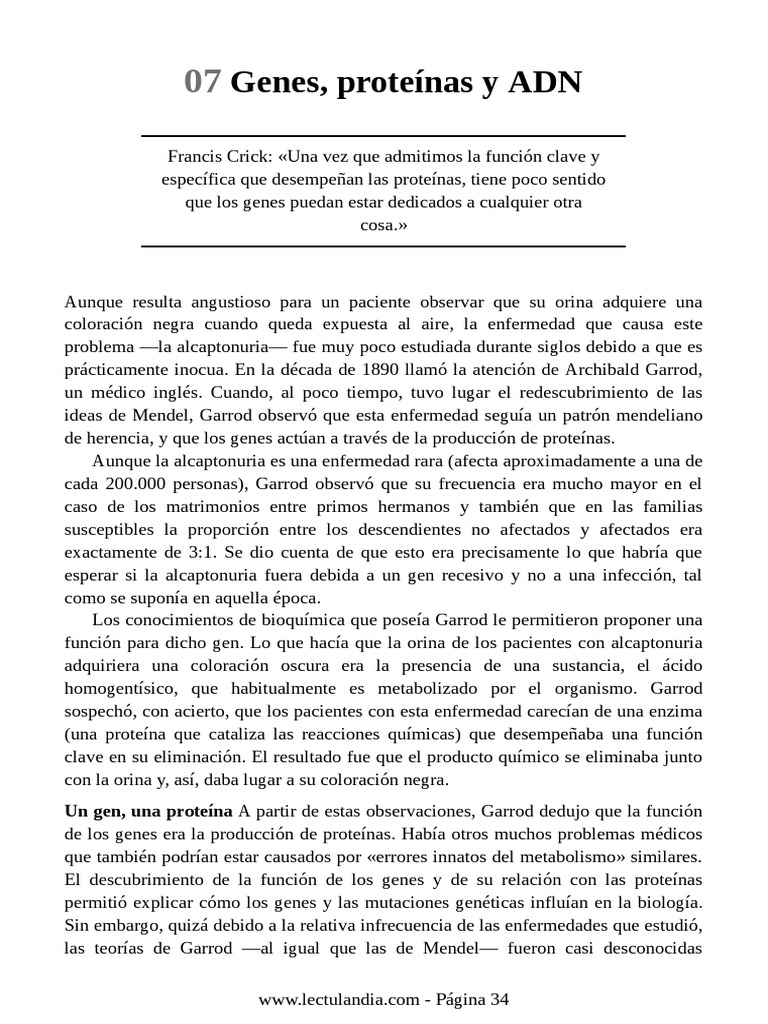 50 Cosas Que Hay Que Saber Sobre Genetica - Mark Henderson-34-45 | PDF ... 50 Cosas Que Hay Que Saber Sobre Genetica - Mark Henderson-34-45 | PDF ...