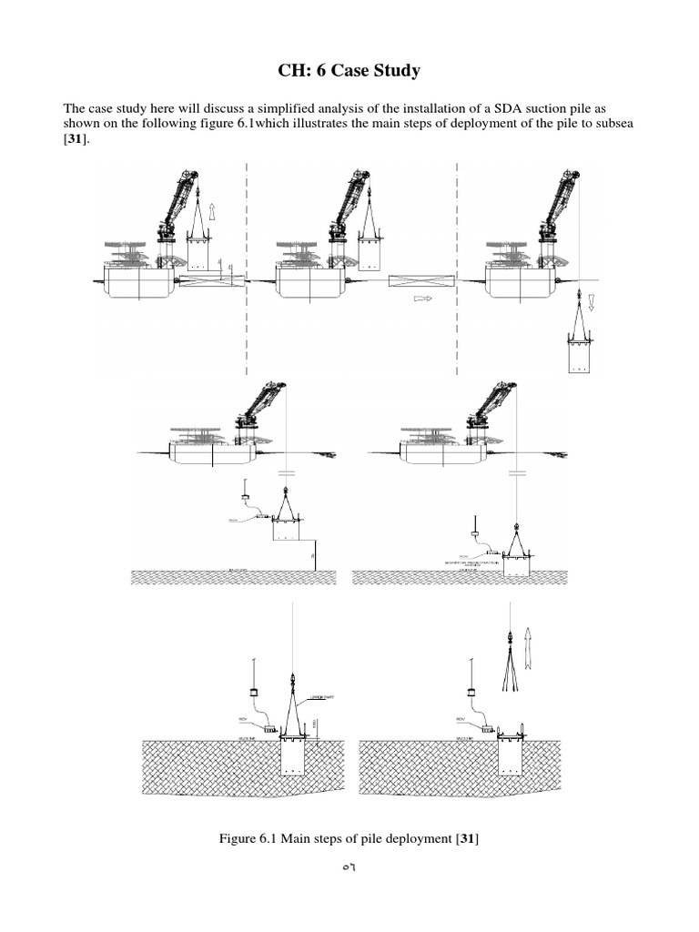 Suction Pile Installation Analysis | PDF | Force | Drag (Physics)