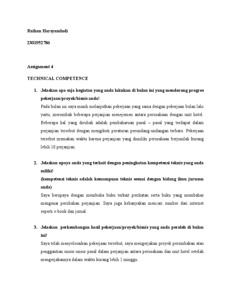 RaihanHarsyamludi-2301952786-CSALS CSBKS CSKMG-ASSIGNMENT BULAN 4-TC-IN | PDF