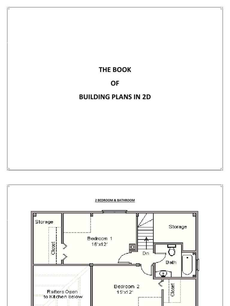 Building Plans in 2d | PDF | Home & Garden