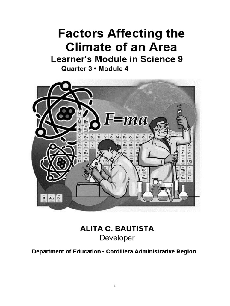 M4 Factors Affecting The Climate of An Area | PDF | Earth | Atmosphere ...