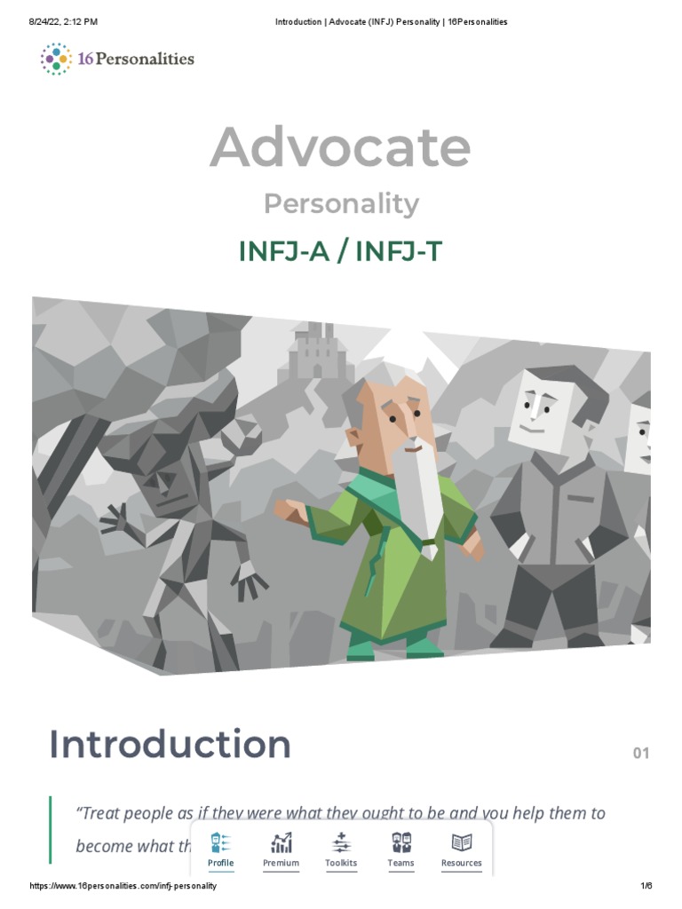 Advocate (INFJ) Personality Traits | PDF | Psychology