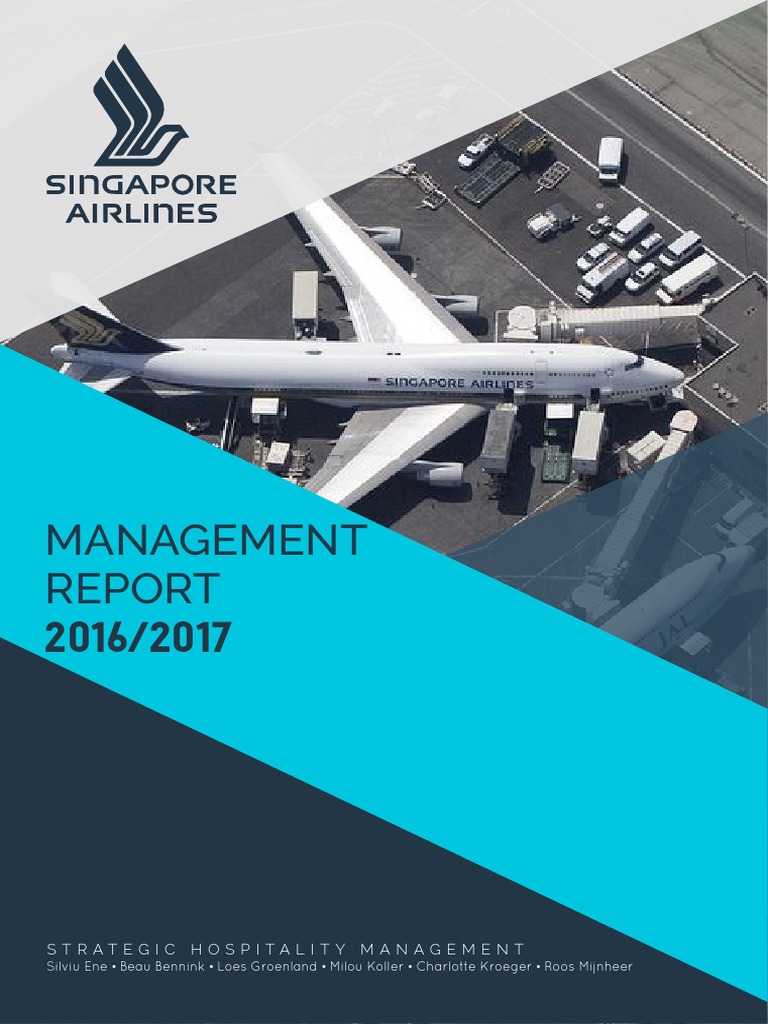 Business Report Singapore Airlines 2016-2017 | PDF | Airlines ...