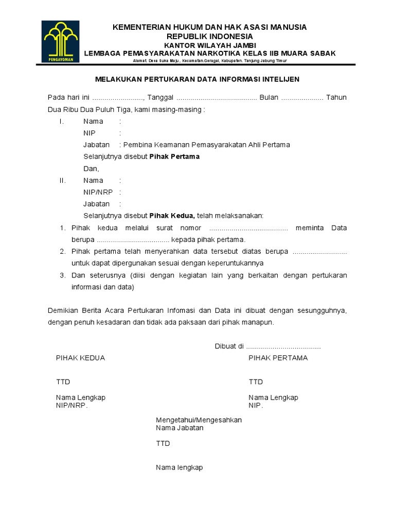 Laporan Intelijen Tingkat I | PDF