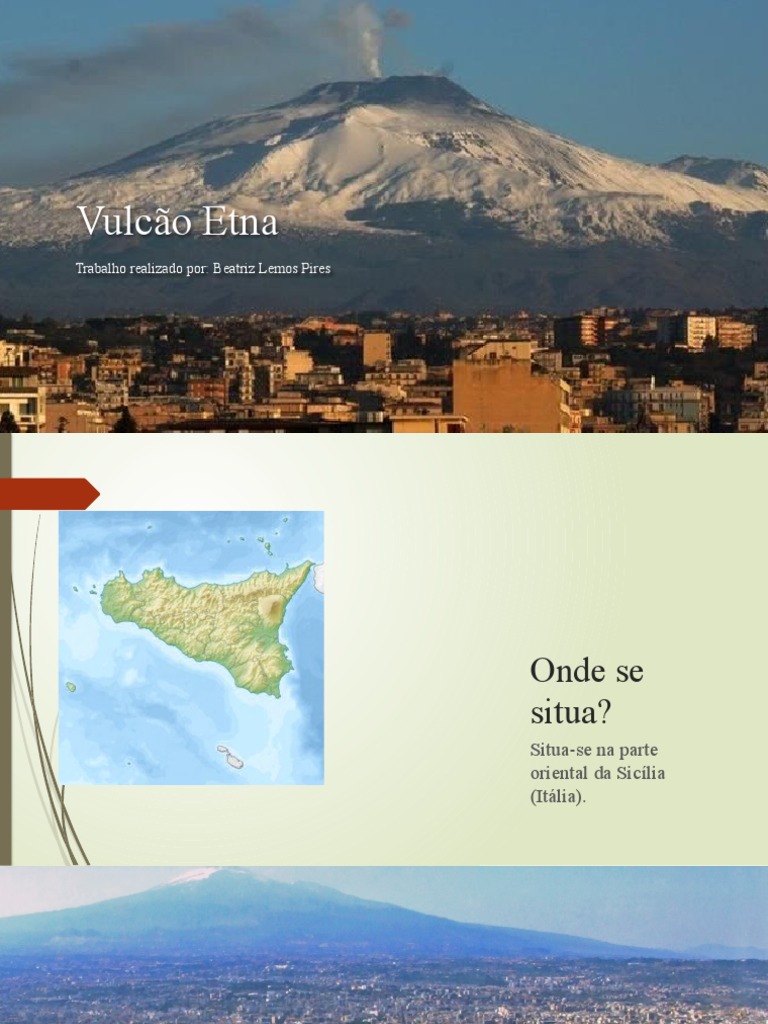 Vulcão Etna | PDF | Juvenil