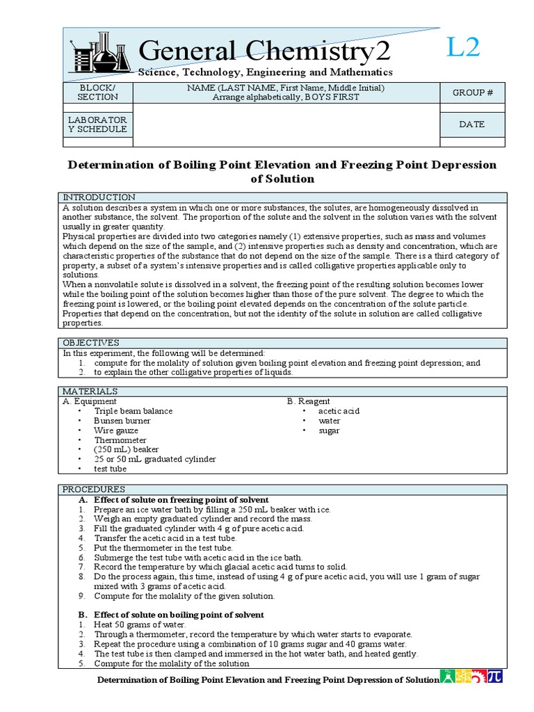L2 Colligative Properties | PDF | Continuum Mechanics | Materials
