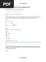 Maths Trigonometry Class 10 Case Studies | PDF | Lighthouse