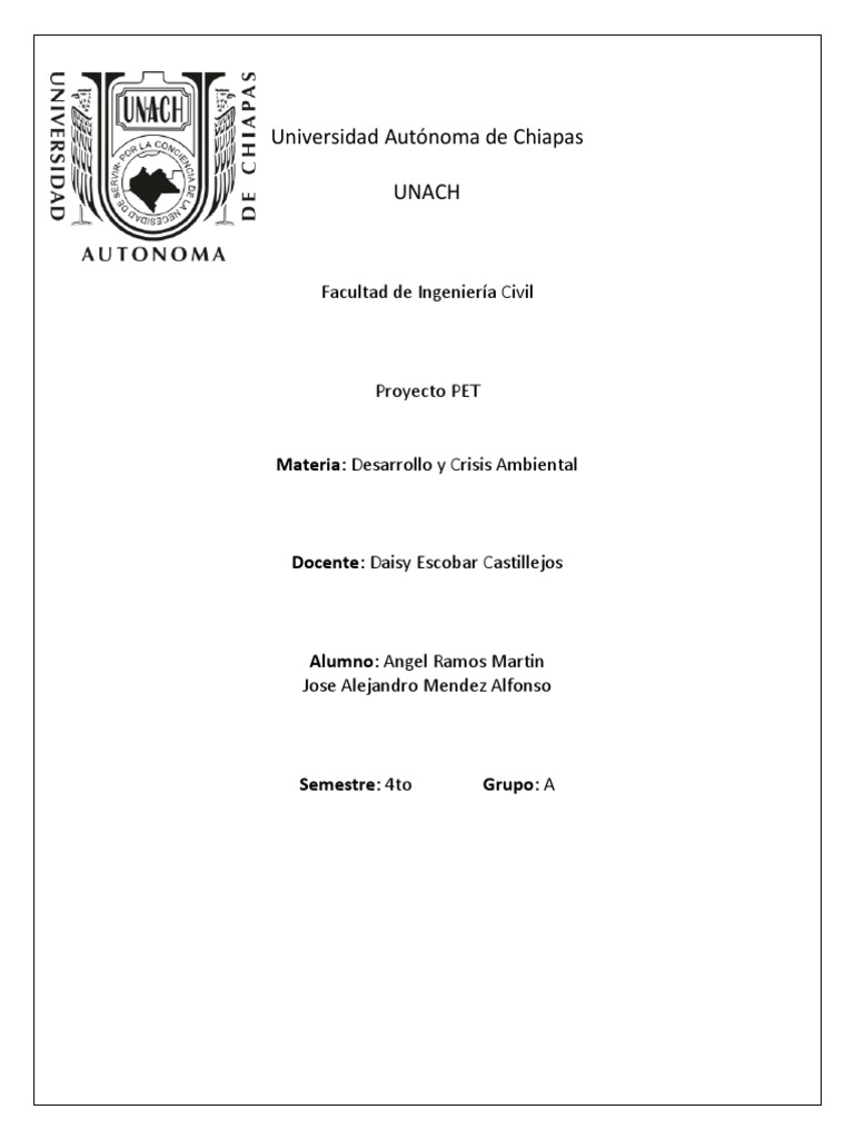 Proyecto PET PDF | PDF | Reciclaje | El plastico