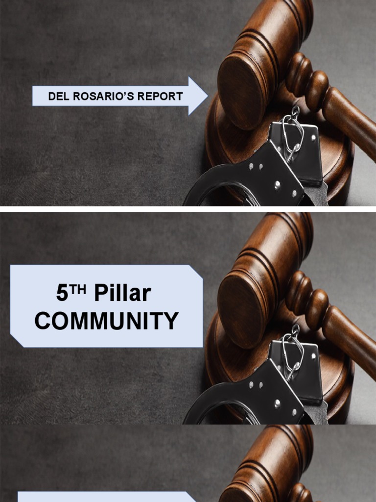 Group 6 PPT 5th Pillar. | PDF | Police | Crimes