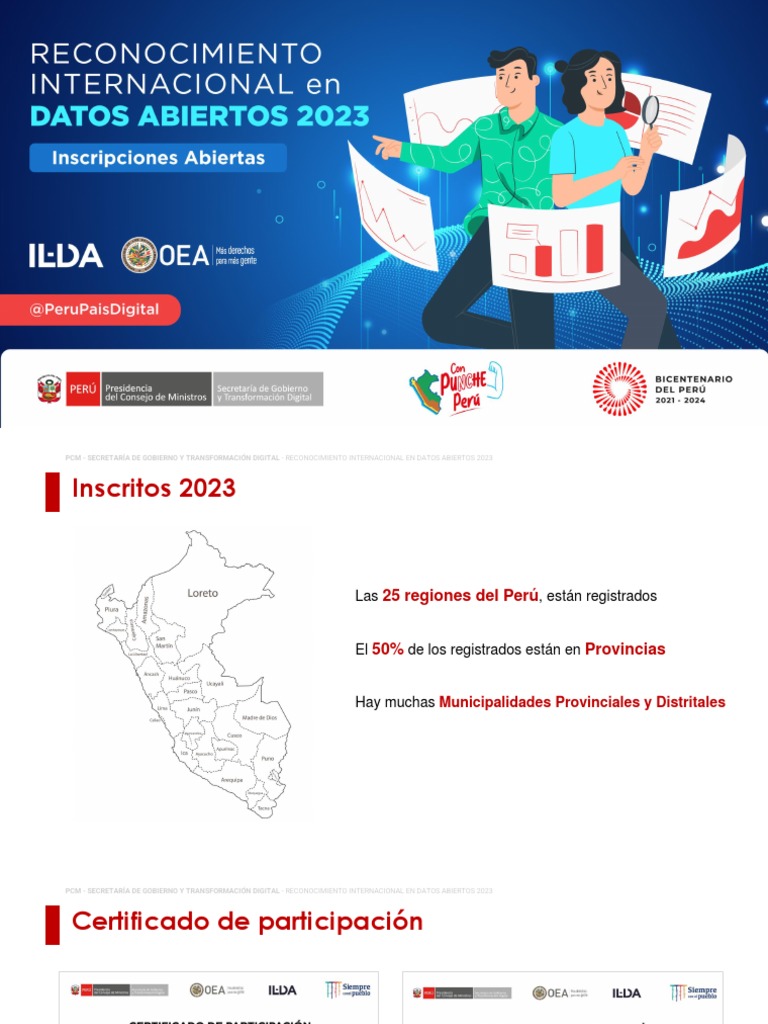 SGTD - Reconocimiento DA 2023 | PDF | Corrupción política | Perú SGTD - Reconocimiento DA 2023 | PDF | Corrupción política | Perú