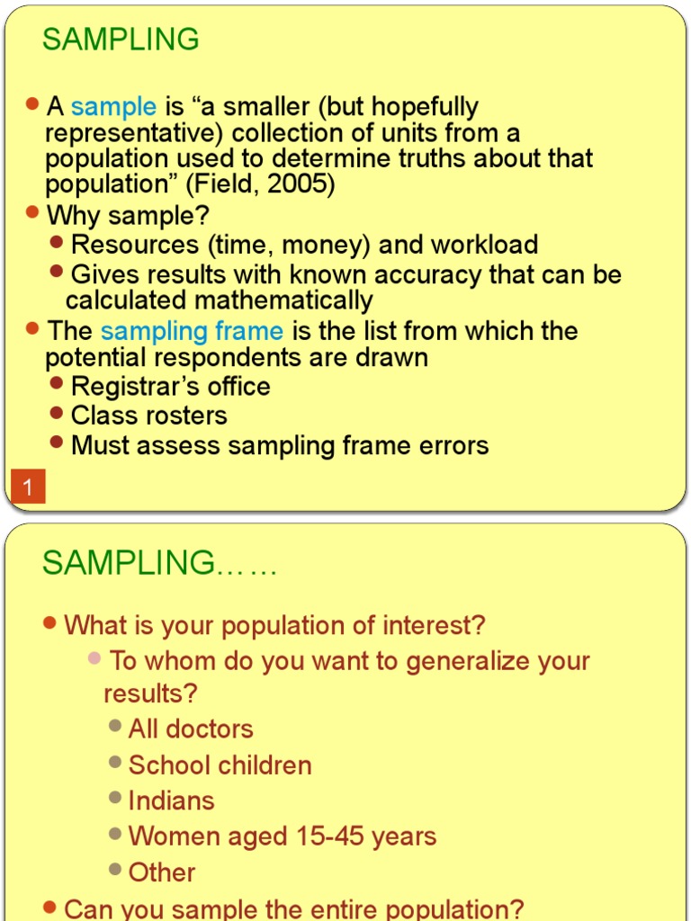 Sampling Methods | PDF | Sampling (Statistics) | Statistics Sampling Methods | PDF | Sampling (Statistics) | Statistics