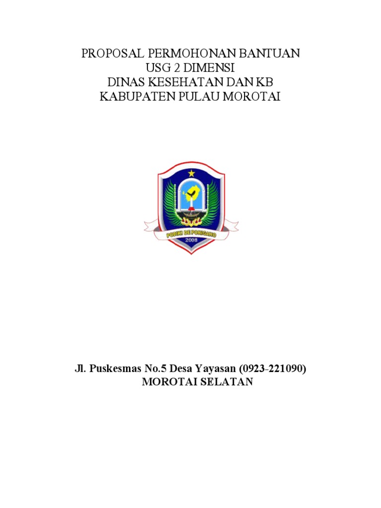 Proposal USG 2 Dimensi | PDF