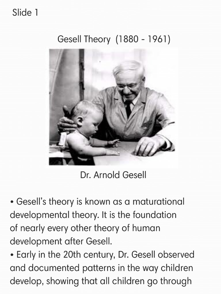 Gesell Theory | PDF