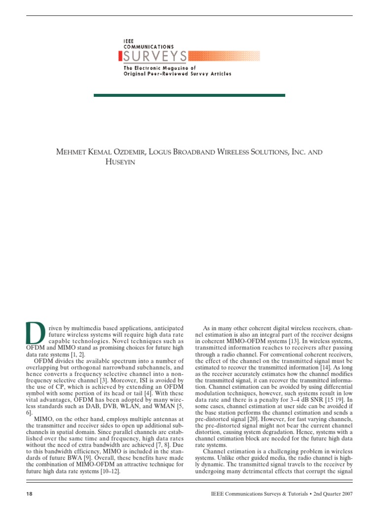 Channel Estimation Lmmse | PDF | Orthogonal Frequency Division ... Channel Estimation Lmmse | PDF | Orthogonal Frequency Division ...