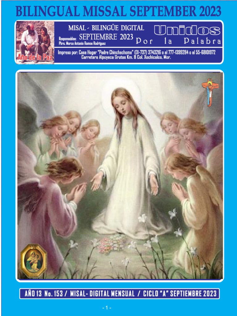Misal Bilingue Septiembre 2023 Ciclo A | PDF | Cristo (título) | orador del Señor