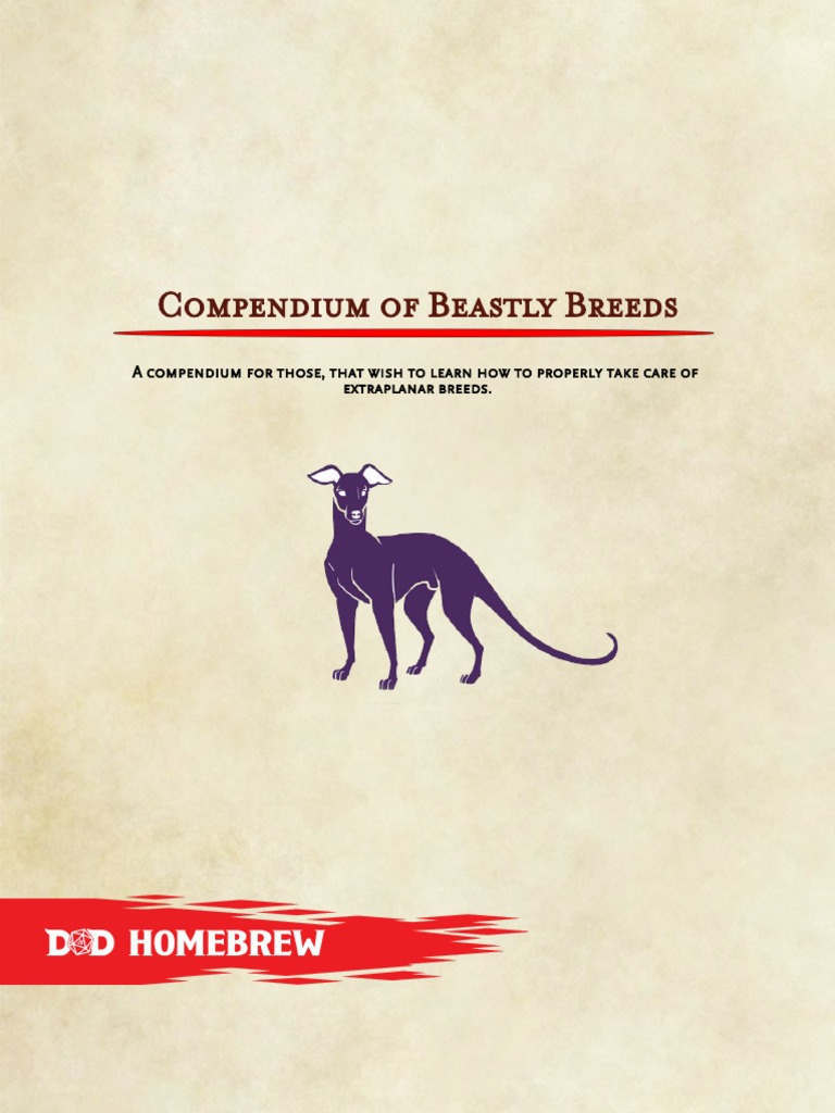 Compendium of Beastly Breeds | PDF | Werewolves