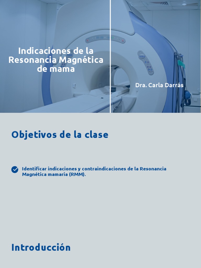 Lectura - Indicaciones de La Resonancia Magnética de Mama | PDF | Cáncer de mama | Cáncer