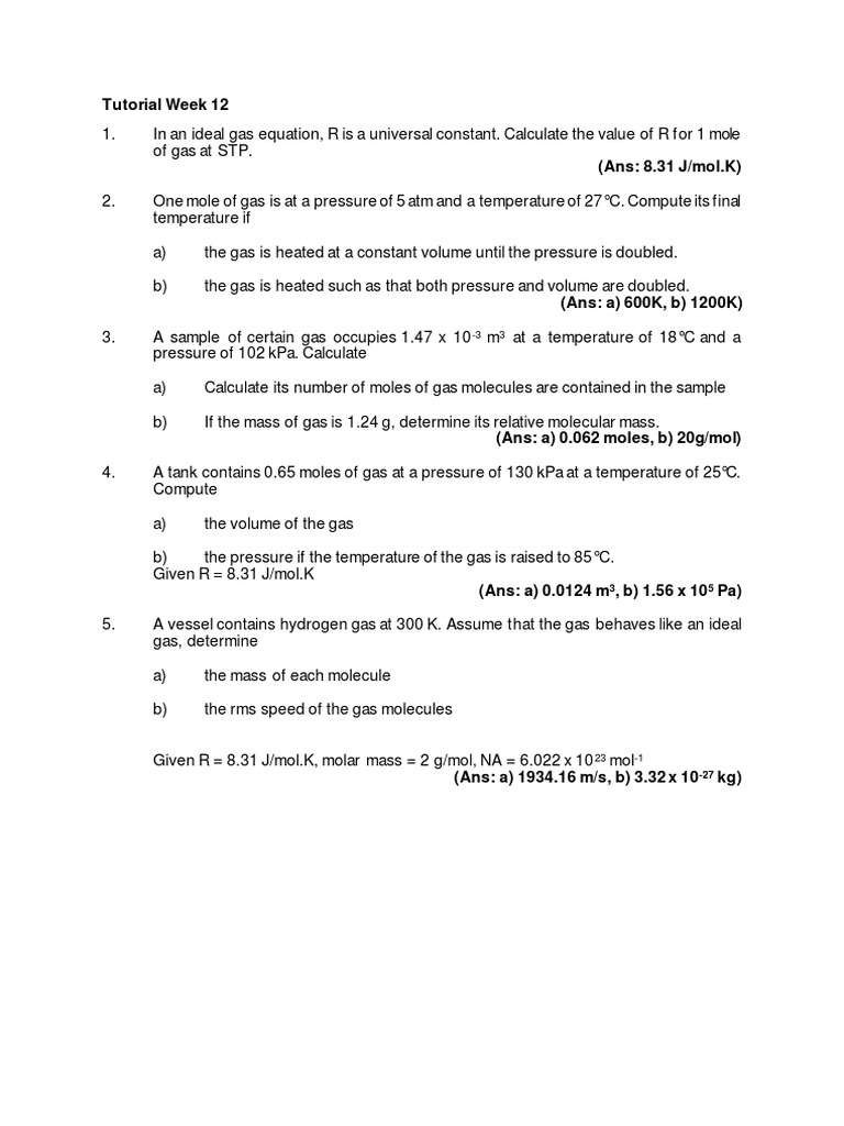 PHY210 Tutorial Chapter 6 Part 2 | PDF | Science & Mathematics