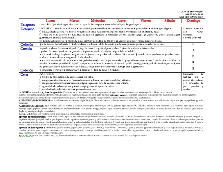 Hanna #1 | PDF | Cocina occidental | Ingredientes de comida