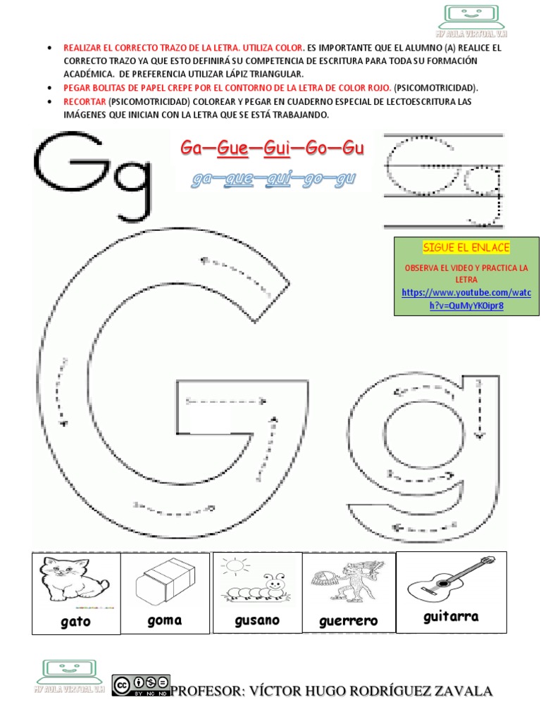 Letra G | PDF