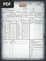 New WFRP - 4e - CharacterSheet | PDF