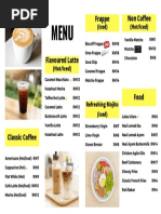 ZUS Coffee Menu Prices & Top Picks Guide | PDF